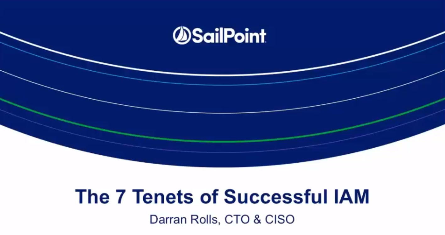 7 Tenets of Successful IAM (webinar) | PathMaker Group